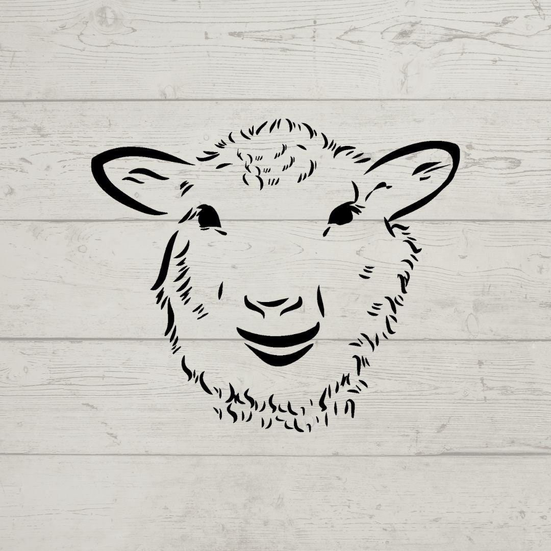 Sheep Face Line Art SVG Bundle,sheep Silhoutte Svg, Lamb Sheep Png ...