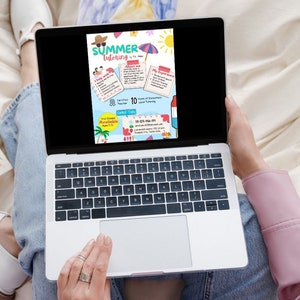 DIY Summer Tutoring Flyer Template, Canva Tutoring Flyer, Small ...