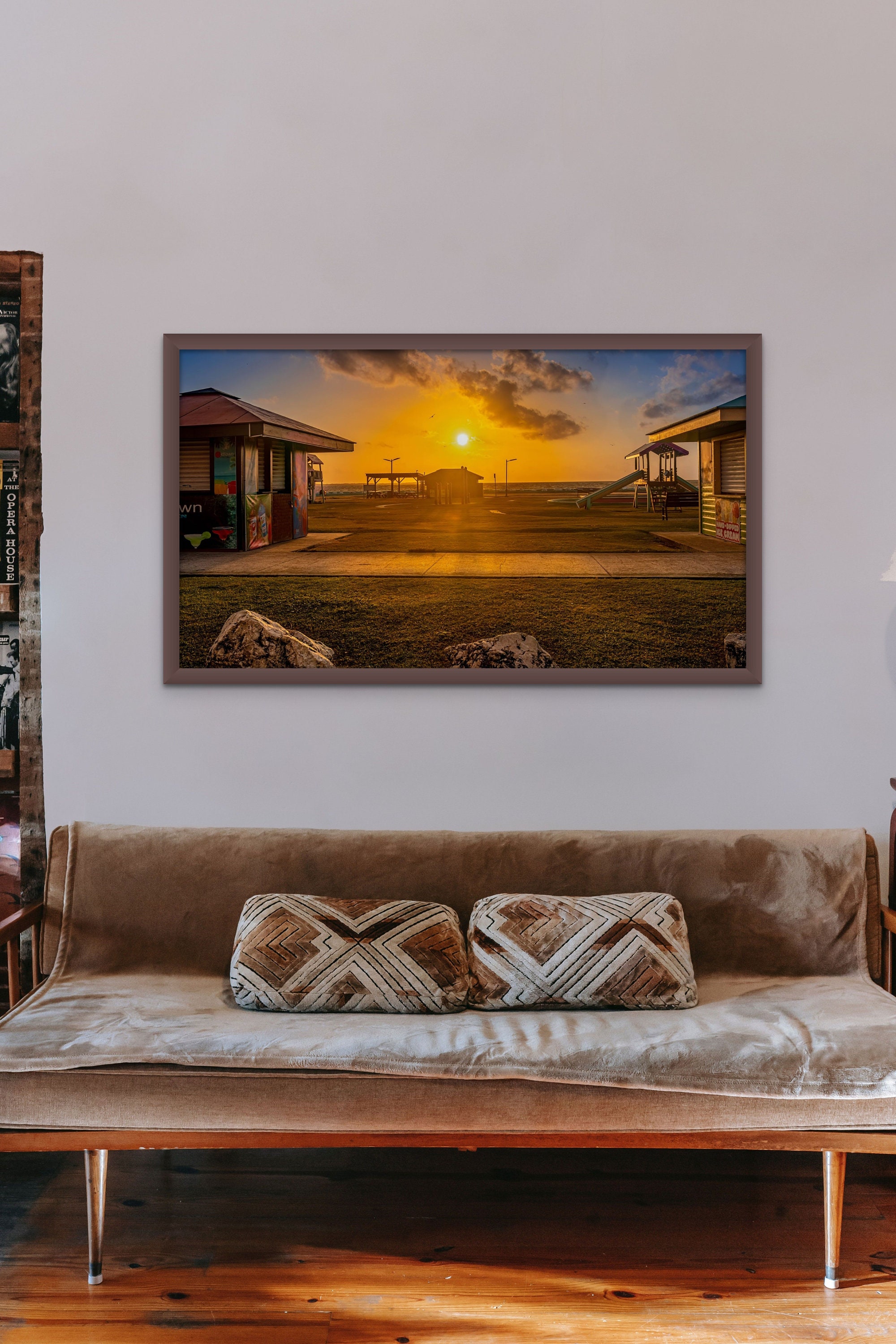 Photograph of Sunrise Wall Art, Belize City Sunrise Wall Art, Coastal ...