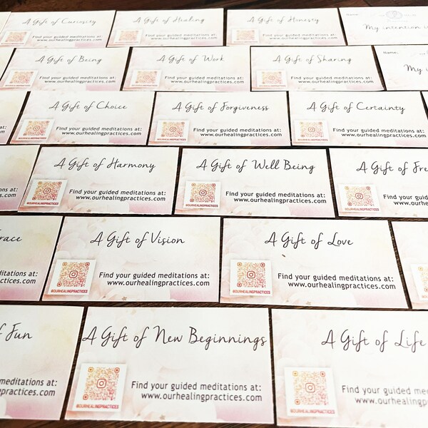 Intention Cards - Etsy