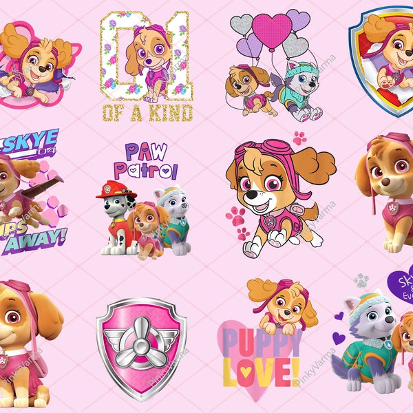 Paw Patrol Vectors - Etsy