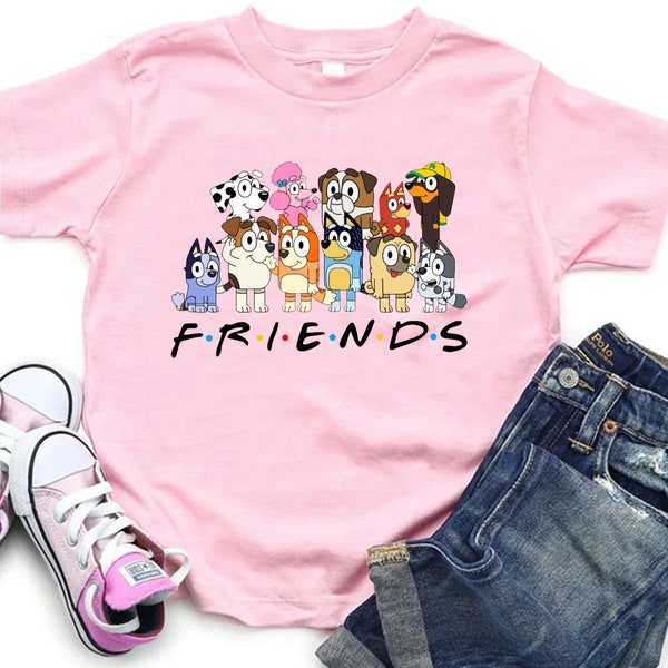 Bluey and Friends Tee - Etsy