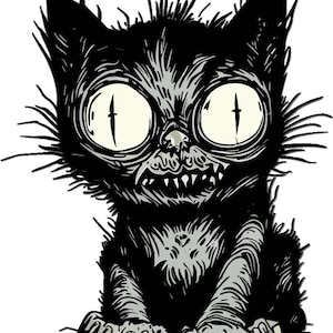 Creepy Cute Collection of Cats - Etsy
