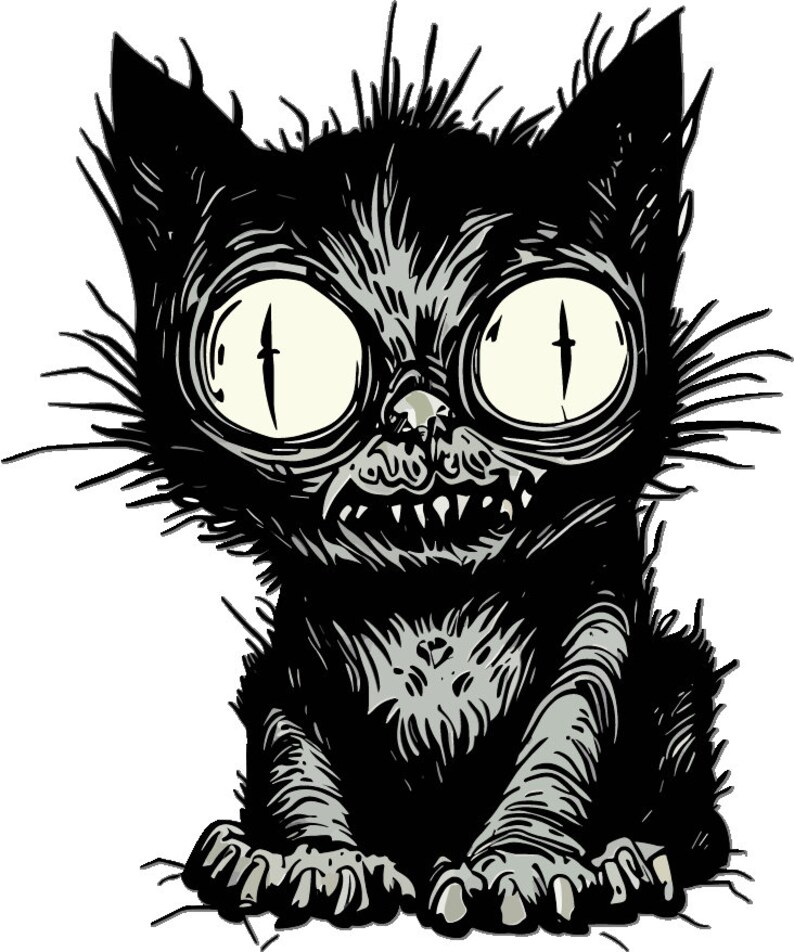 Creepy Cute Collection of Cats - Etsy