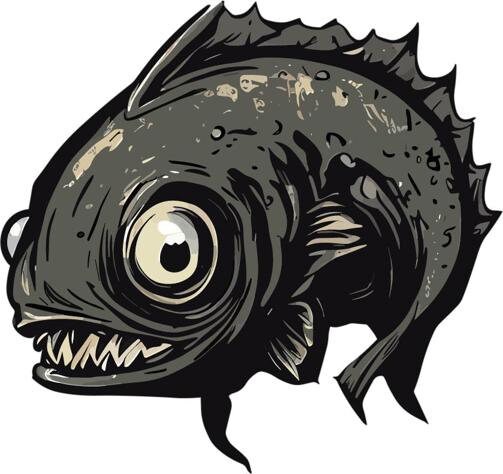 Fish Eerie SVG Files Bundle - Etsy