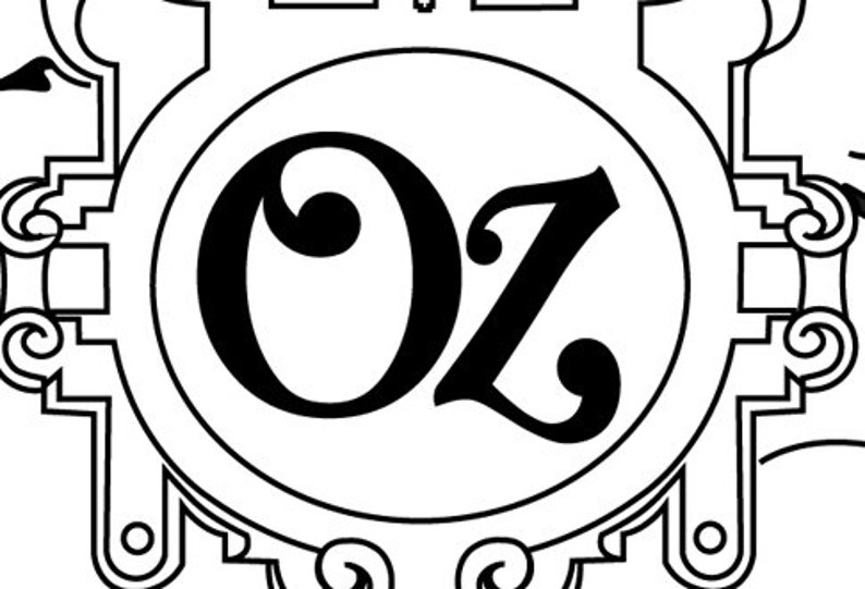 Vintage Wizard of Oz Map, Digital File for Laser Engraving - Munchkin ...