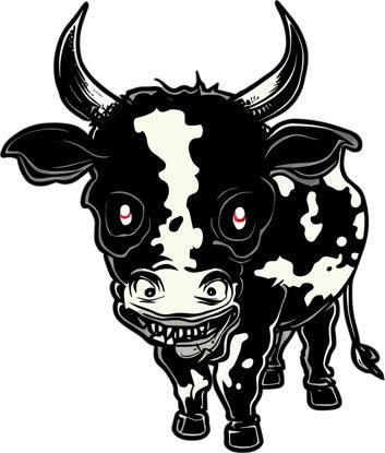 Cows Creepy and Cute for Sublimation - Etsy
