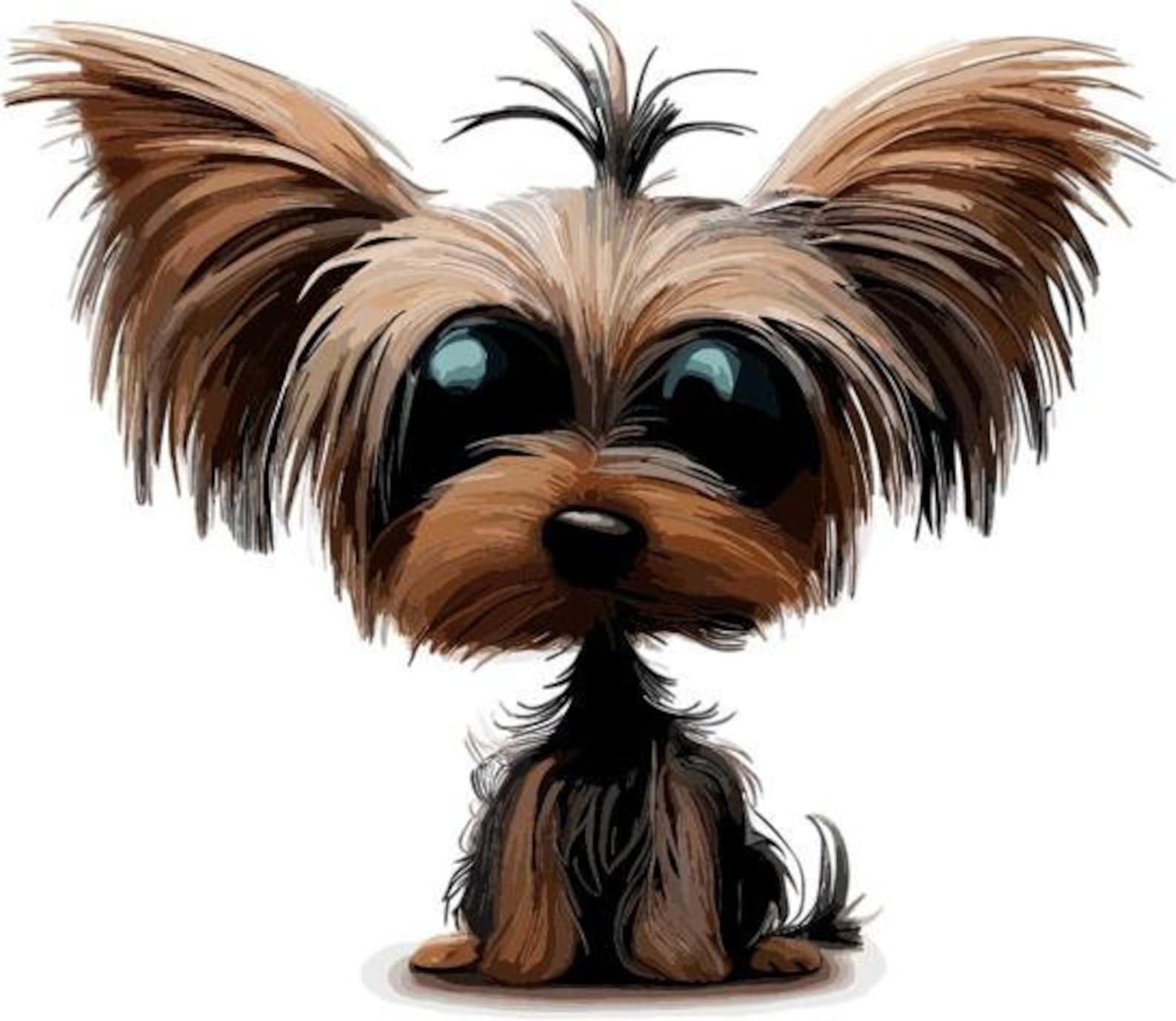 Yorkie's - (10 Images in Svg, Eps, and Png Formats) - Etsy
