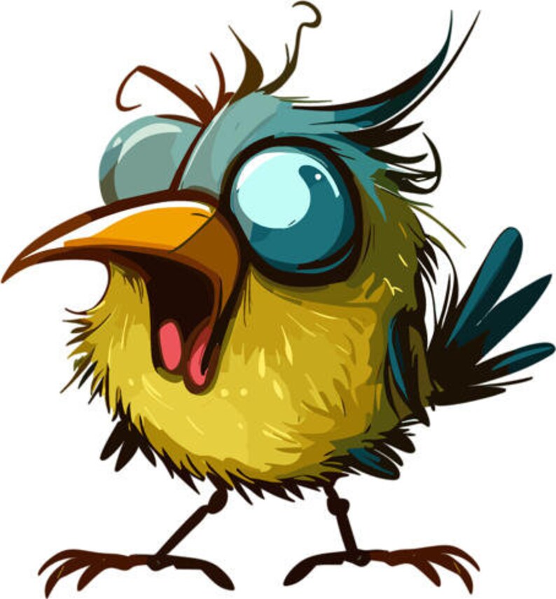 Funny Bird SVG File Bundle 2 Sublimation - Etsy