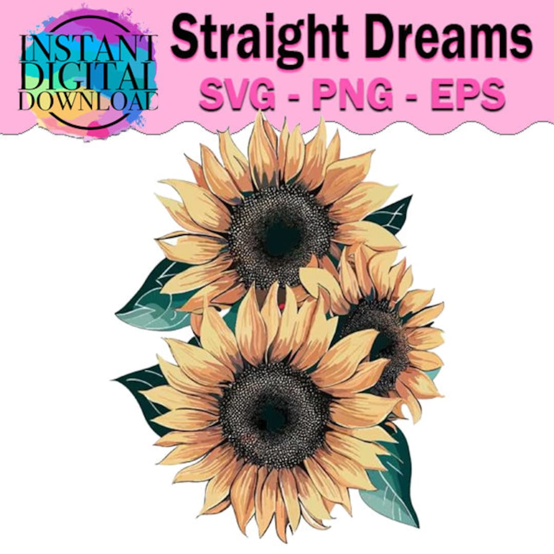 Sunflower SVG DIGITAL Files Bundle - Etsy