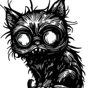 Creepy Cute Collection of Cats - Etsy
