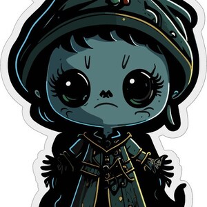 Voodoo Doll Stickers, Creepy SVG, Cute SVG, T-shirt Design, Stickers ...