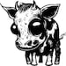Cows Creepy and Cute for Sublimation - Etsy