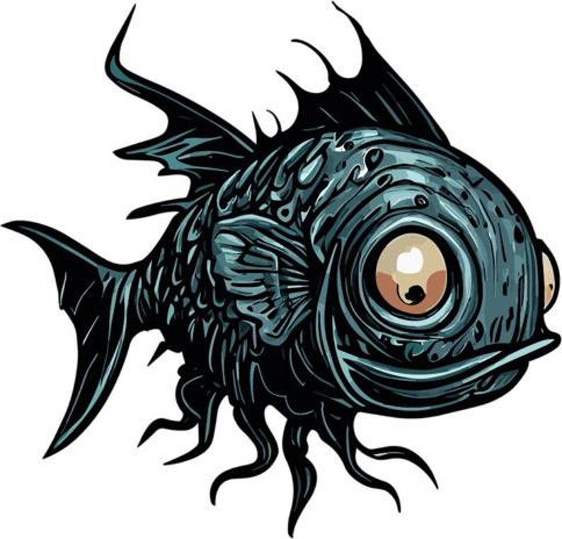 Fish Eerie SVG Files Bundle - Etsy