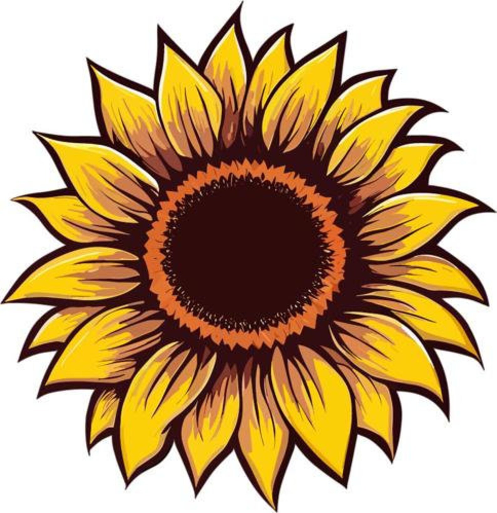 Sunflower SVG DIGITAL Files Bundle - Etsy