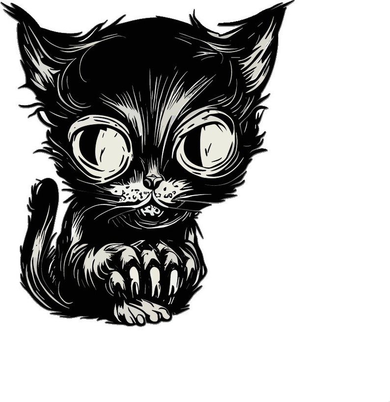 Creepy Cute Collection of Cats - Etsy