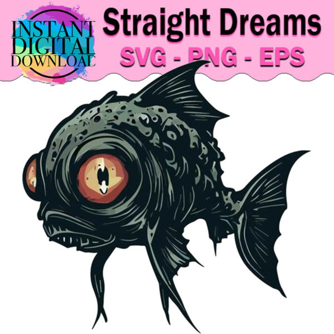 Fish Eerie SVG Files Bundle - Etsy