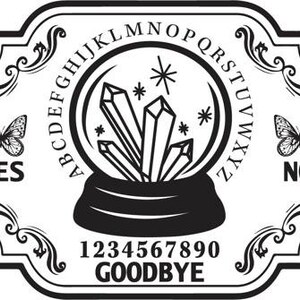 Spirit Board SVG Bundle, Ouija Style Board PNG EPS Files, Mystic ...