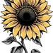 Sunflower SVG DIGITAL Files Bundle - Etsy