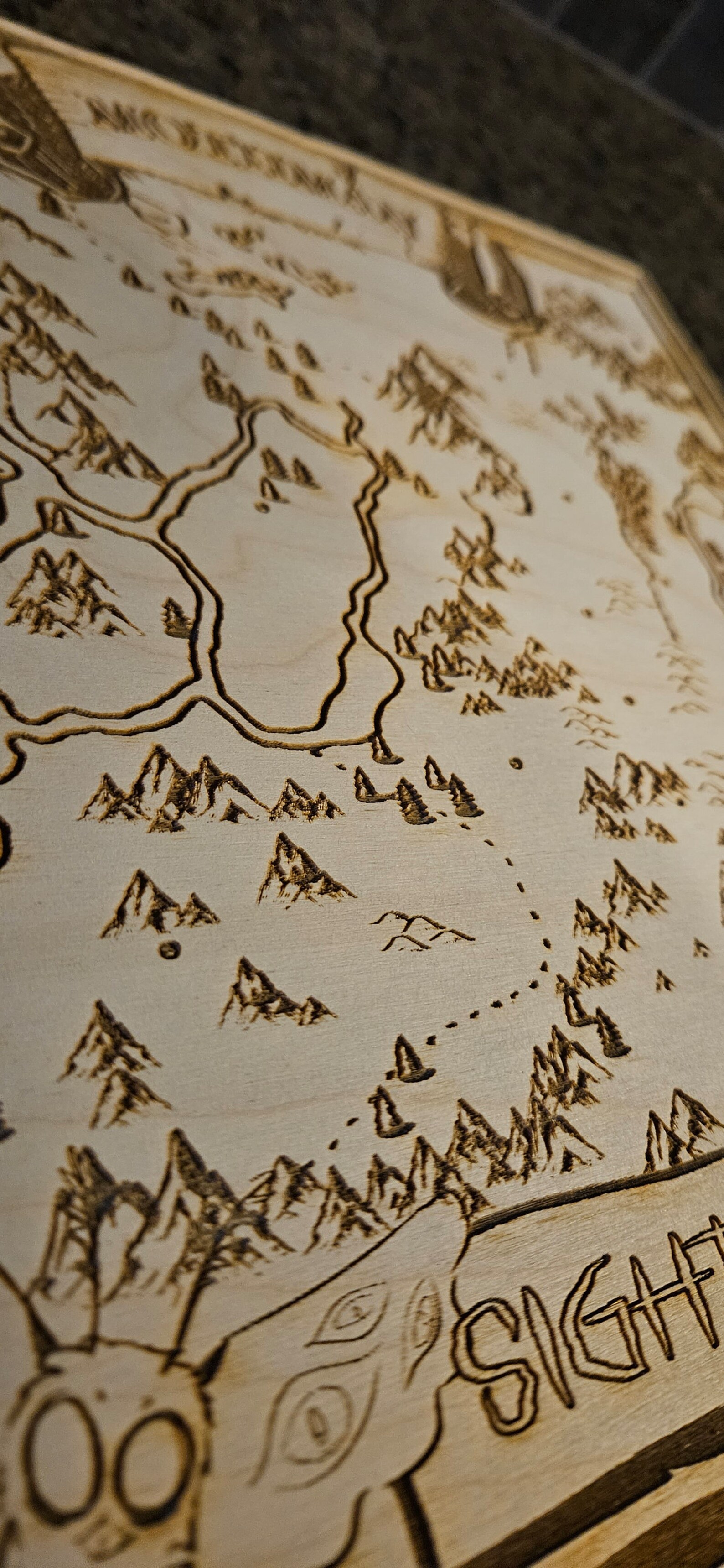 Moth Man - Sighting Map - Fallout 76 Game Prop - Etsy