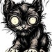 Creepy Cute Collection of Cats - Etsy