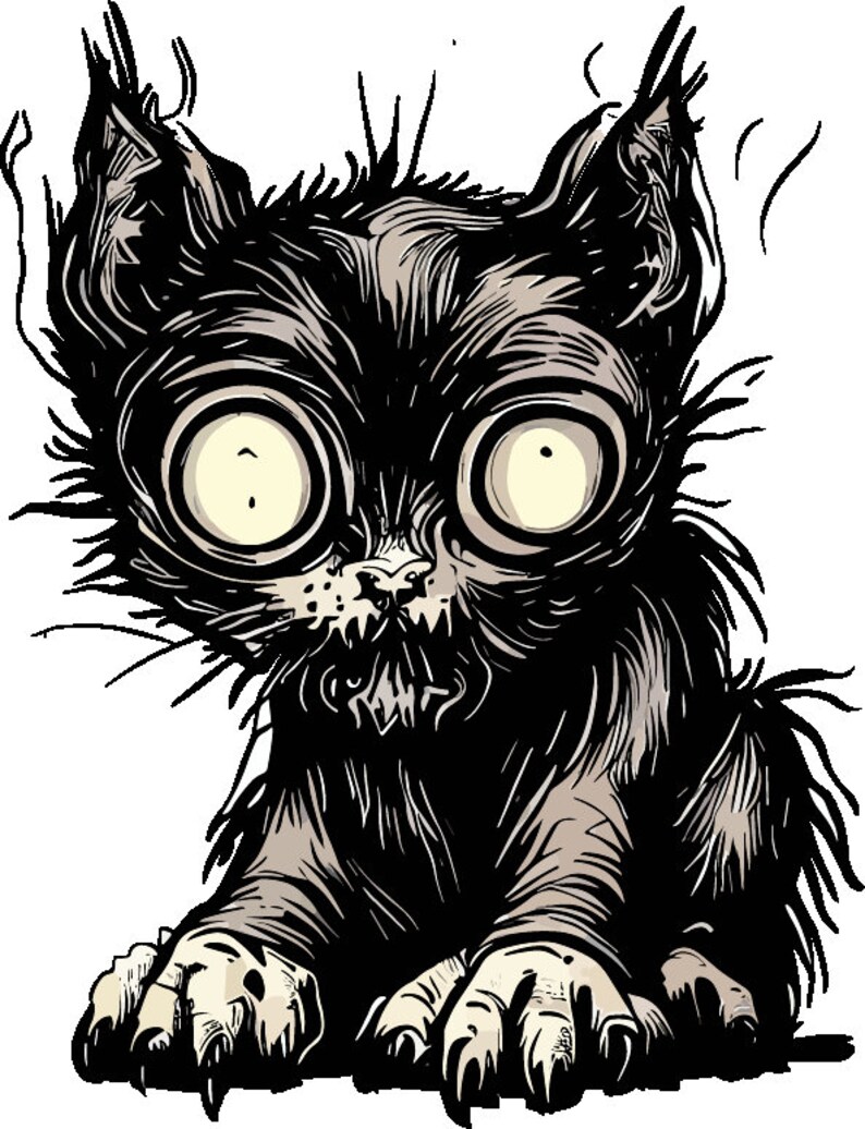 Creepy Cute Collection of Cats - Etsy