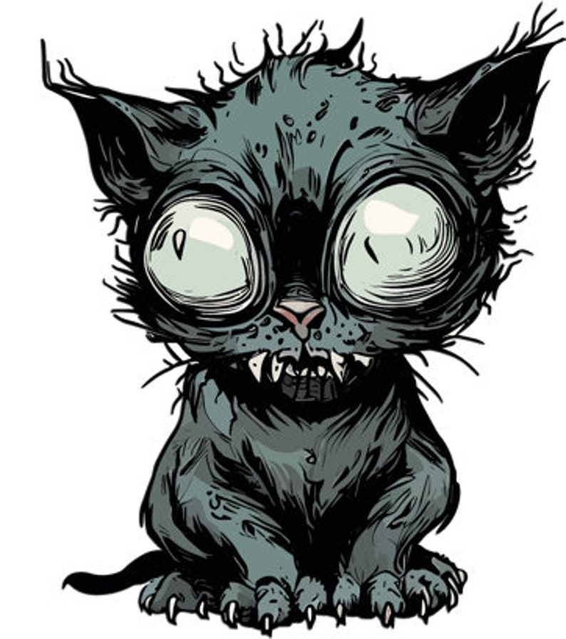Creepy Cute Collection of Cats - Etsy