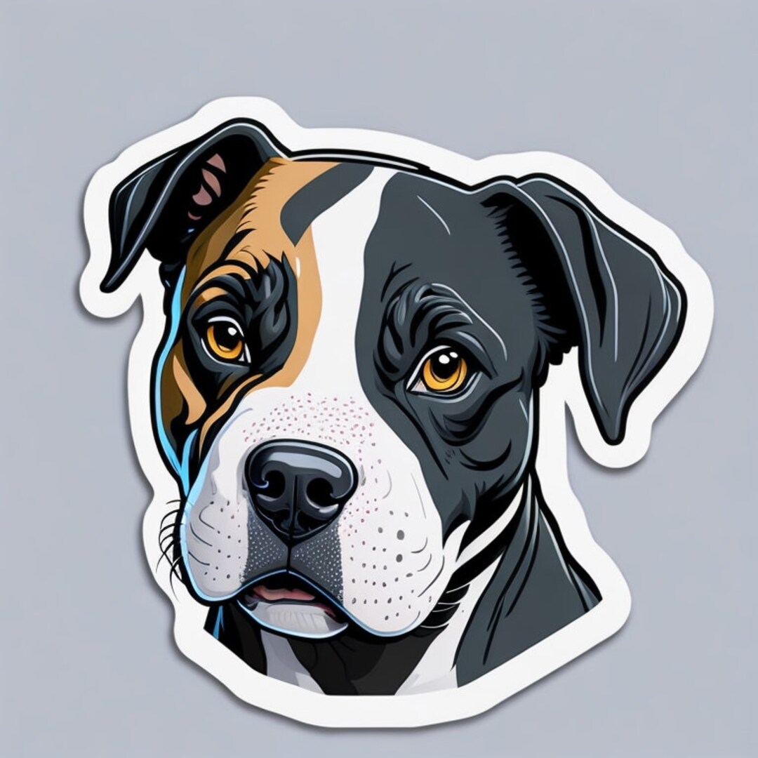 Cute Pit Bull Stickers, Sublimation, and More - Etsy