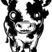 Cows Creepy and Cute for Sublimation - Etsy