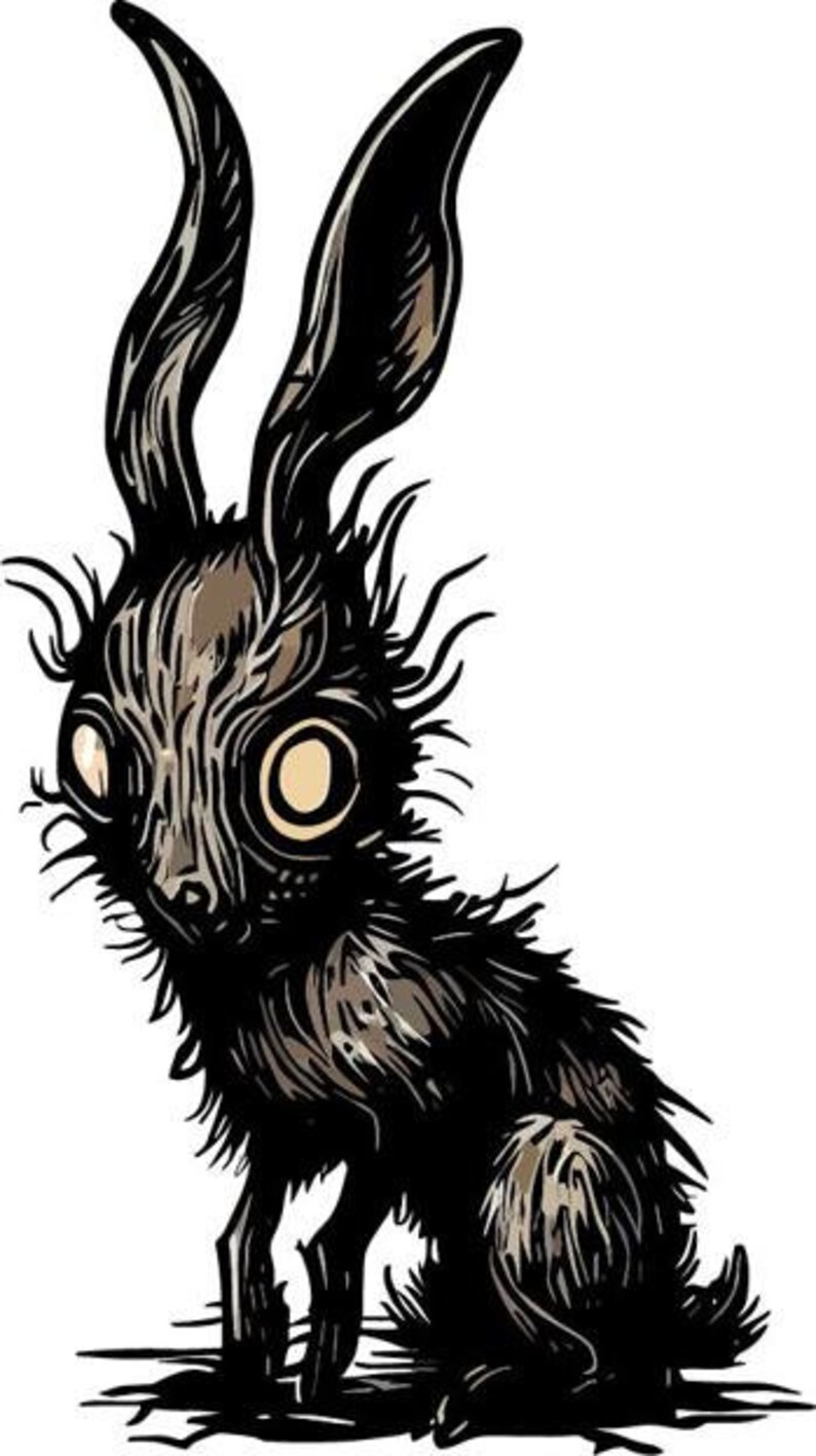 Creepy Rabbits T-shirts, Stickers, Sublimation - Etsy