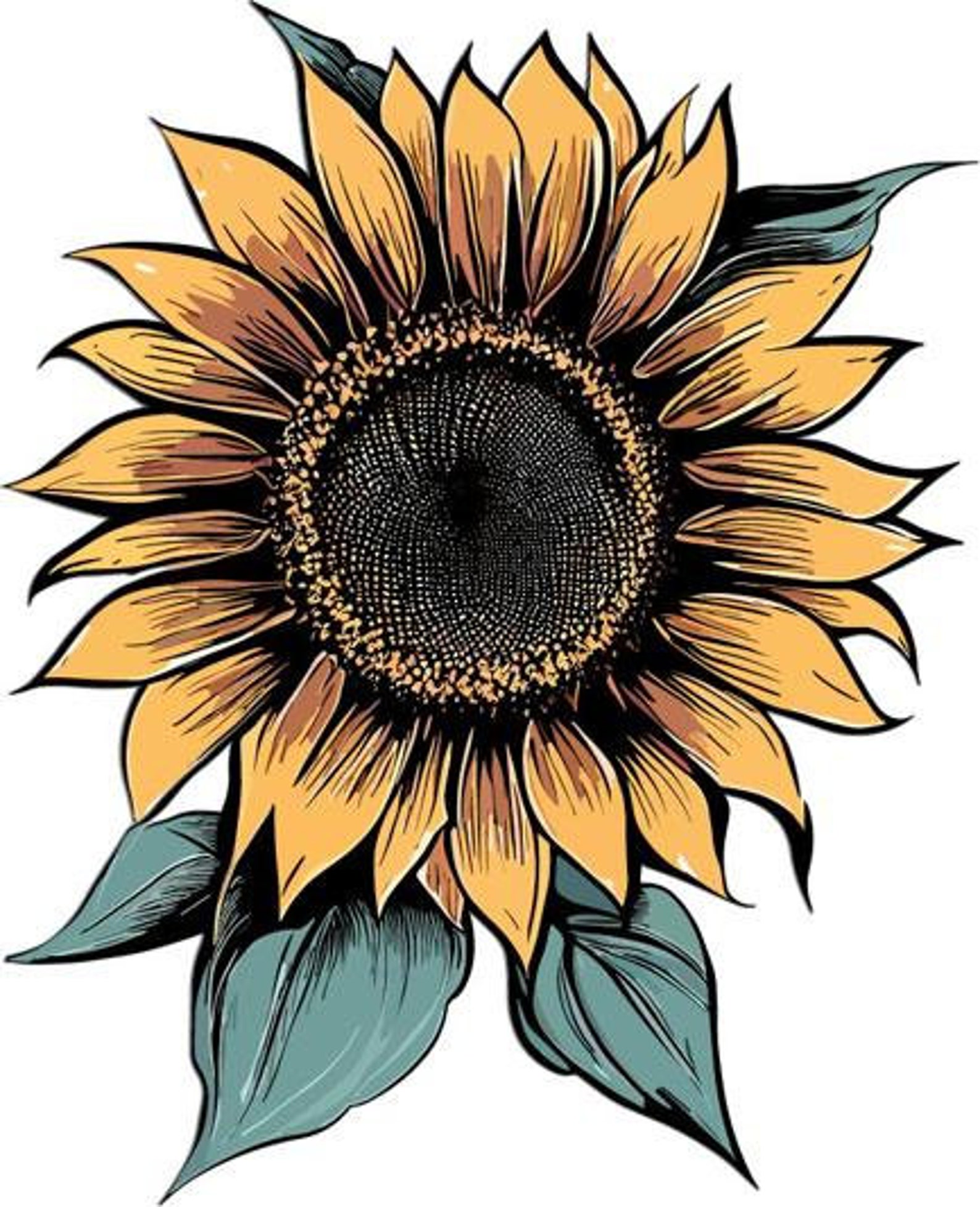 Sunflower SVG DIGITAL Files Bundle - Etsy