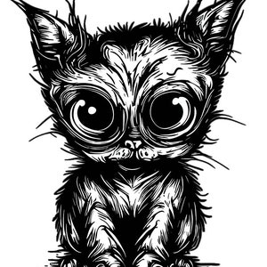 Creepy Cute Collection of Cats - Etsy