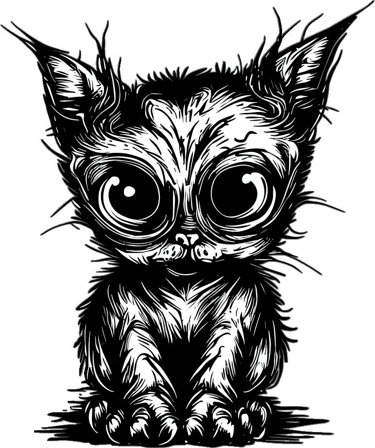 Creepy Cute Collection of Cats - Etsy
