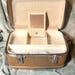 Vintage Brown American Tourister Train Case, Cosmetic Case, Travel Case ...