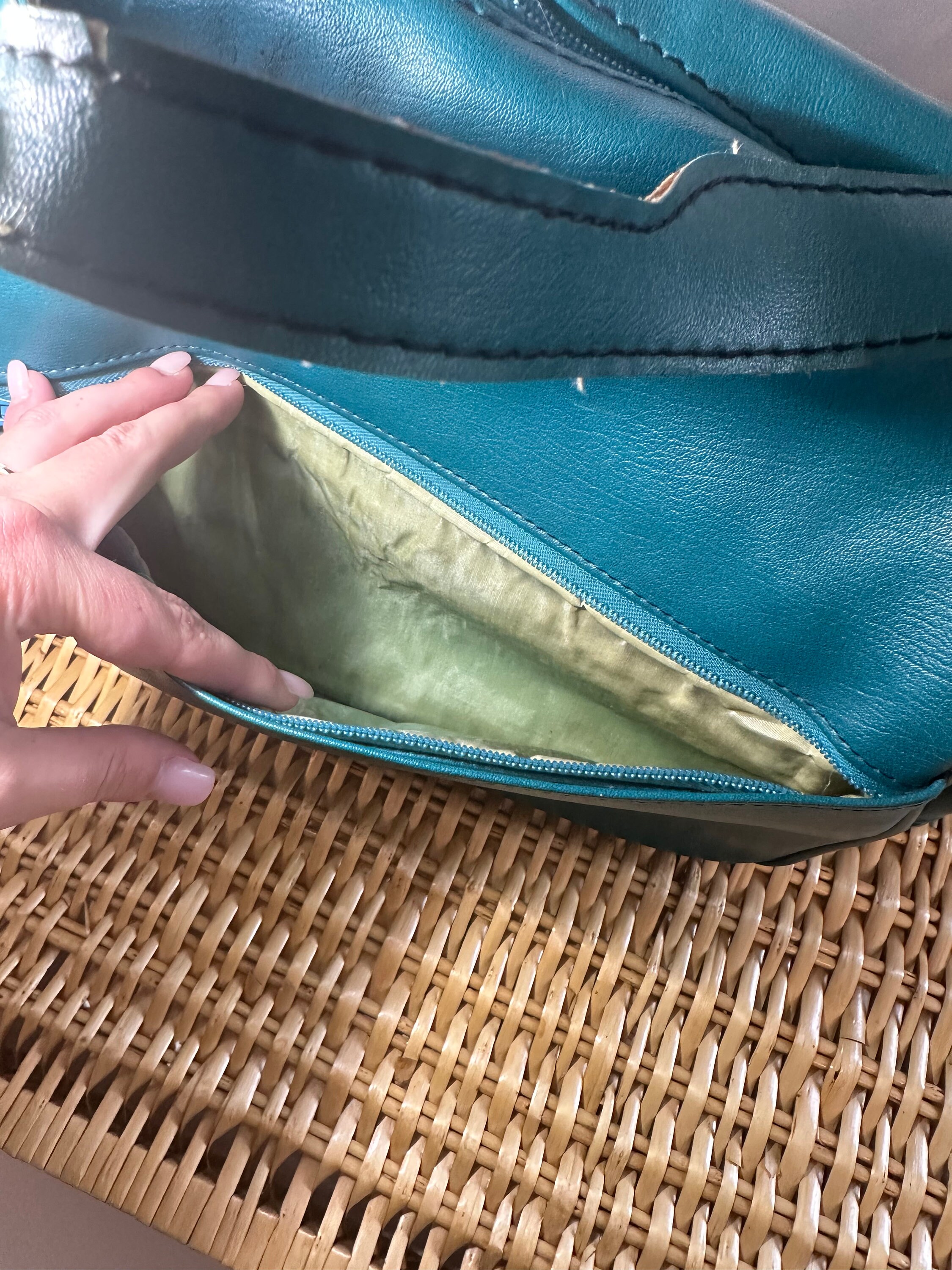 Vintage Hartmann Vinyl Mini Weekender Bag/purse RARE TURQUOISE/TEAL - Etsy