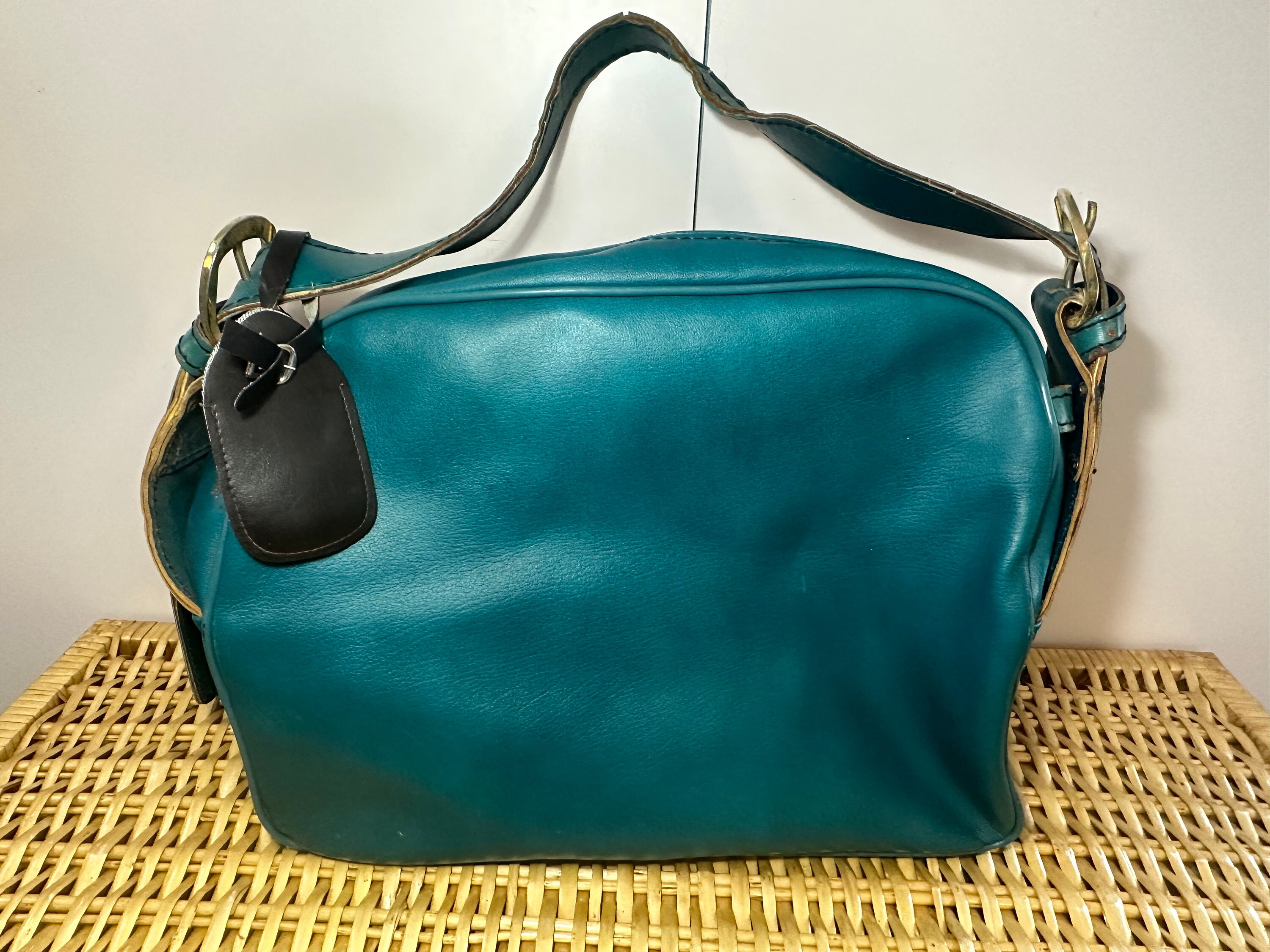 Vintage Hartmann Vinyl Mini Weekender Bag/purse RARE TURQUOISE/TEAL - Etsy