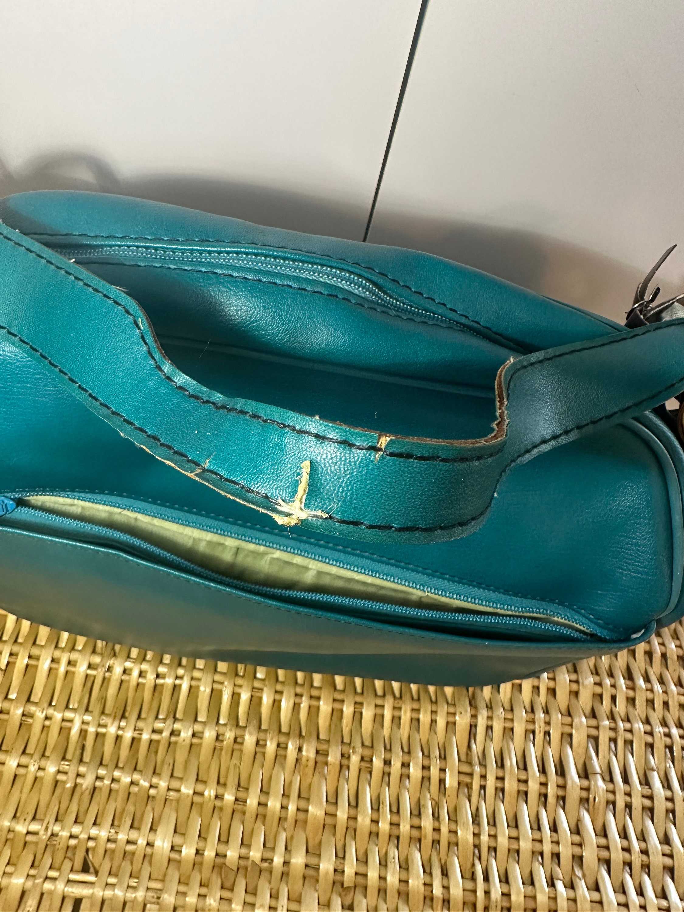 Vintage Hartmann Vinyl Mini Weekender Bag/purse RARE TURQUOISE/TEAL - Etsy