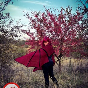 DRAGONNA Shawl Cape Crochet Pattern. Pdf File, Digital Chart ...