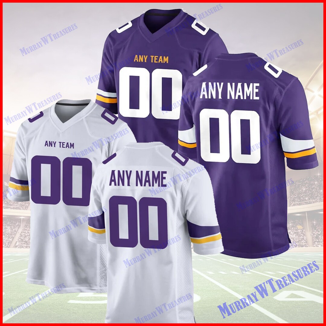 Minnesota Custom Shirt Jersey Football Customize Your Own - Etsy
