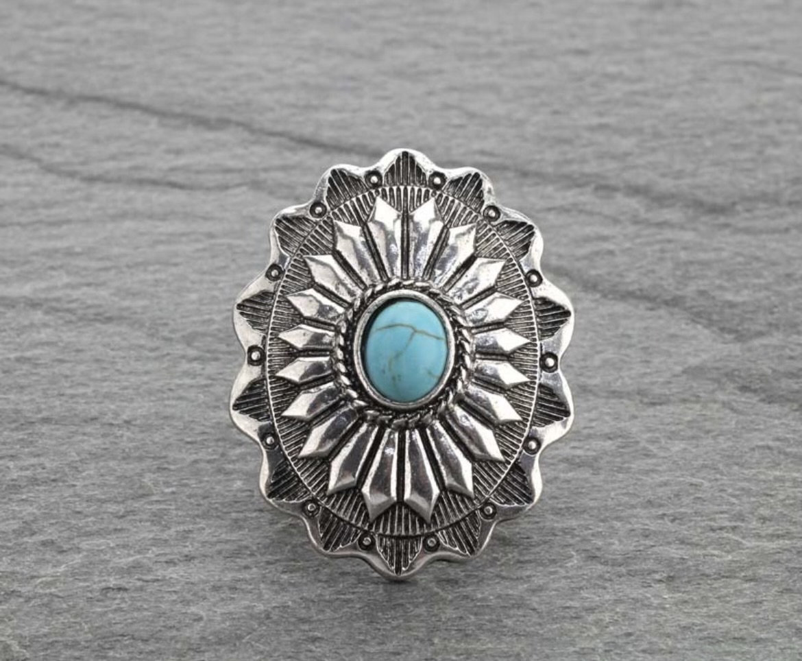 Concho Scarf Slide Ring - Etsy