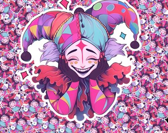 DND Dres the Jester Sticker Dungeons and Dragons Colorful - Etsy