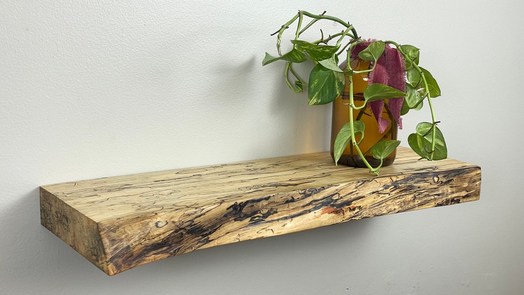 Live Edge Shelves 1.75" Thickness-custom Orders, Natural Edge Wood ...