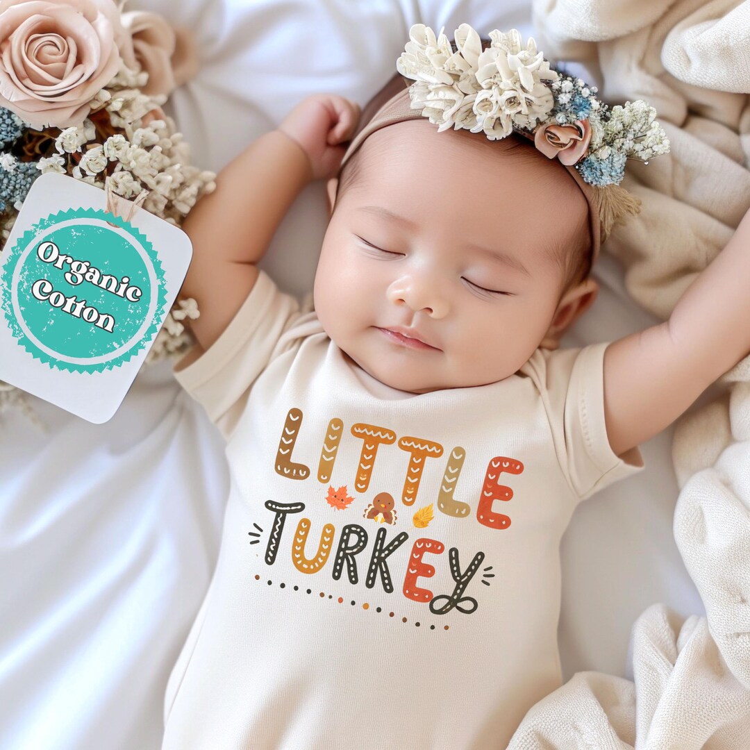 Little Turkey Baby ONESIES® Brand for Thanksgiving, Little Turkey ...