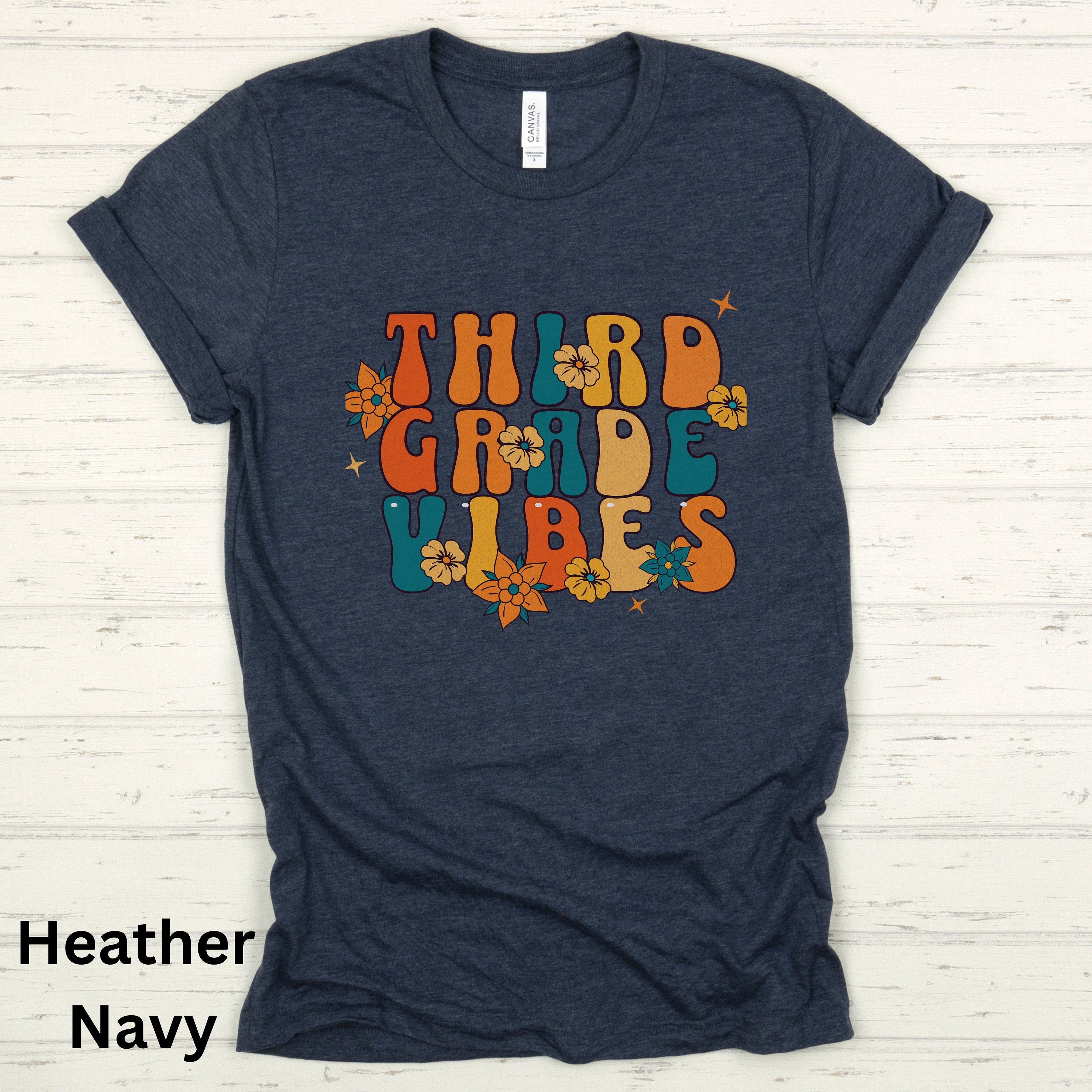 Third Grade School Tshirt Third Grade Teacher Shirt Grade - Etsy