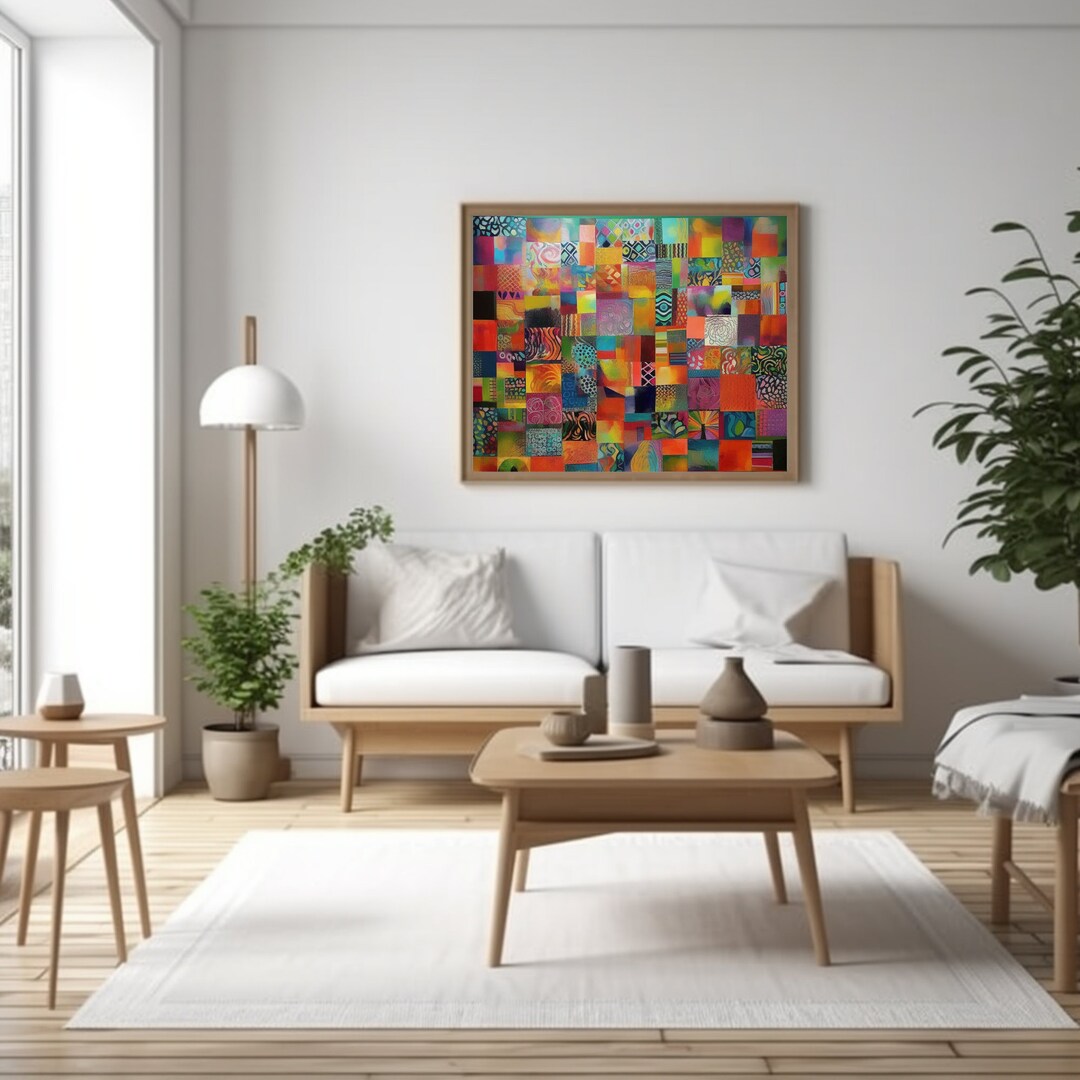 Cube Canva - High Quality JPG - Digital Download - Wall Paper, Digital ...