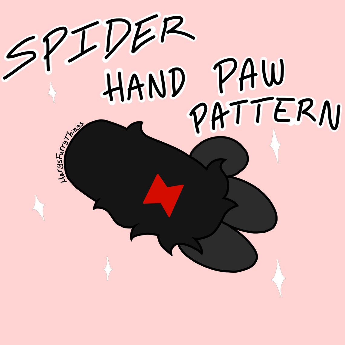 Spider/bug Fursuit Hand Paw Pattern | PNG Digital File - Etsy