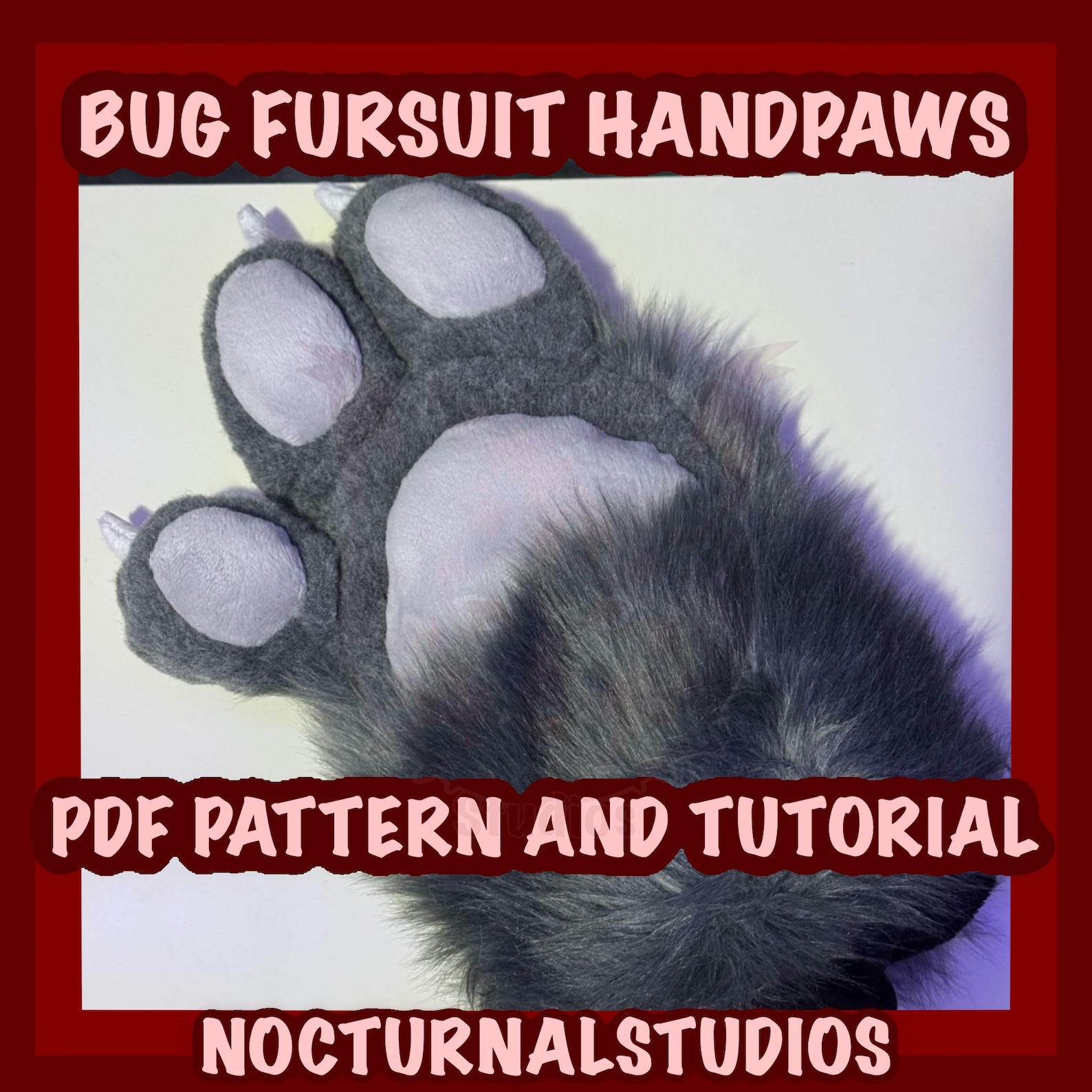 Bug Fursuit Hand Paw Pattern | PDF Digital File - Etsy Australia