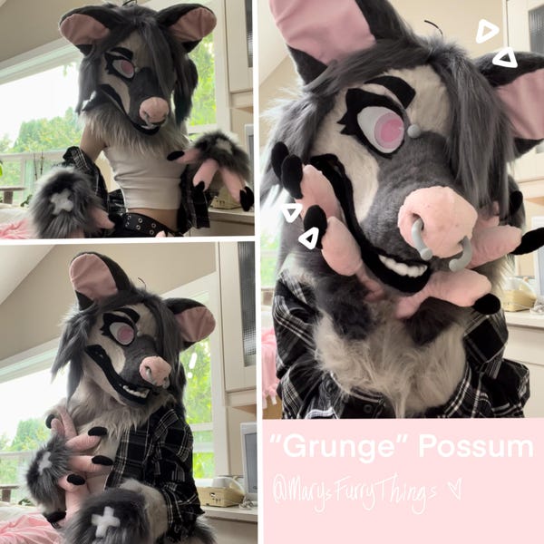 Opossum Fursuit - Etsy
