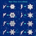 Paper Snowflake Patterns - 25 Printable DIY Designs (digital Download ...