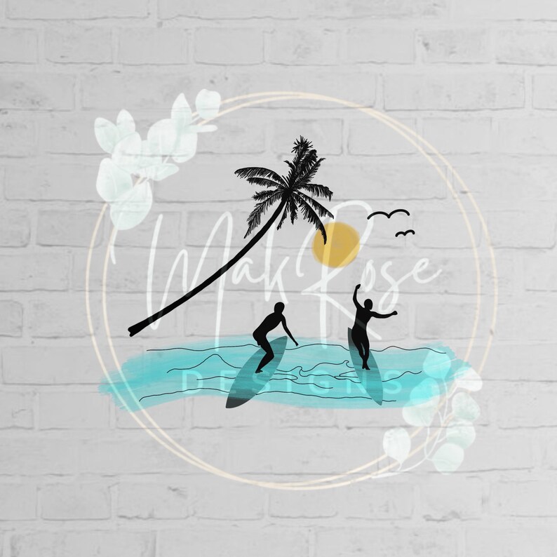 Surfers Instant Digital Download (JPEG, PNG, PDF) - Etsy